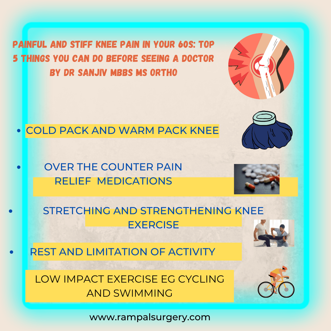 PAINFUL and Stiff Knee Pain in your 60s: Top 5 things you can do before ...