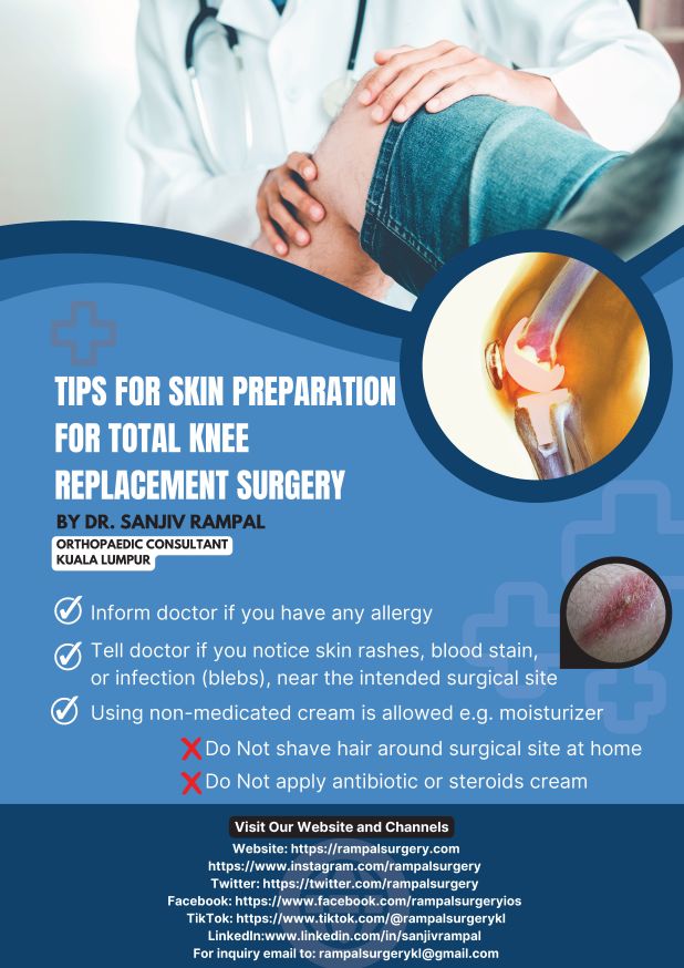 Tips for Skin Preparation for Total Knee Replacement Surgery by Dr ...