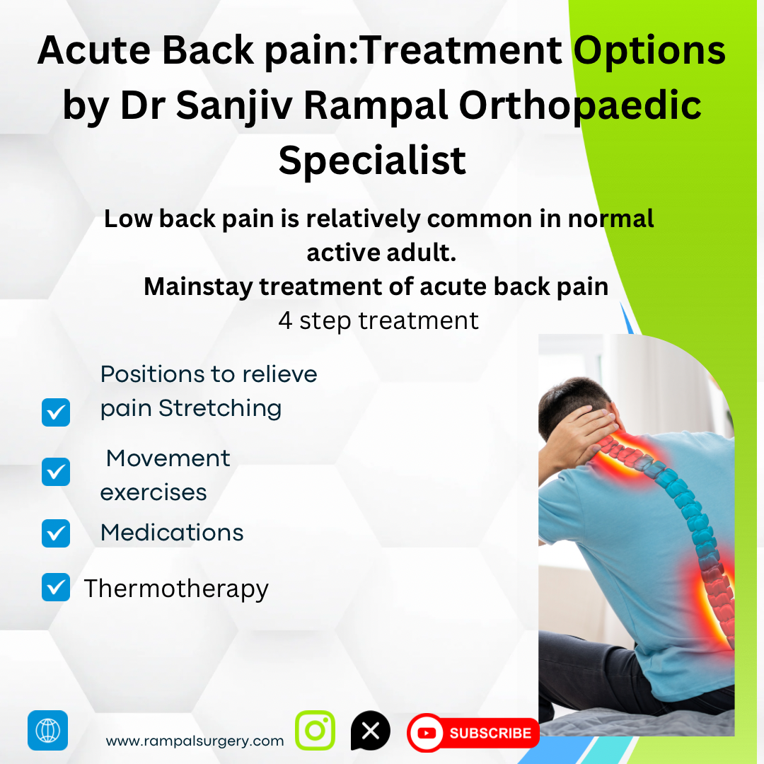 Back pain Treatment Options by Dr Sanjiv Rampal Mbbs Ms Ortho Kuala ...